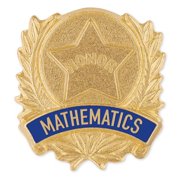 No. 401 Honor Mathematics Pin