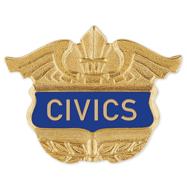 No. 478 Civics Pin