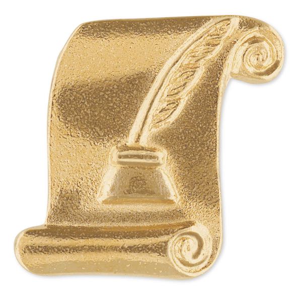 No. 480 Academic Achievement Scroll & Pen Pin