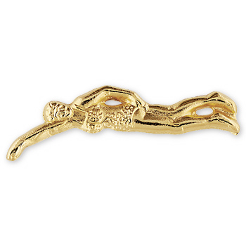 "No. 485 Swimmer Female Pin - Lapel Pin | Award Emblem"