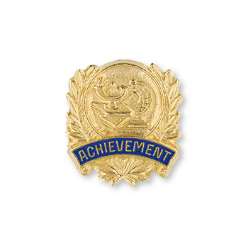 "No. 490 Achievement Pin - Lapel Pin | Award Emblem"
