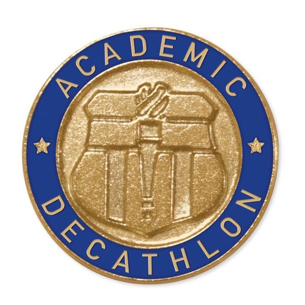 No. 681 Academic Decathlon Pin