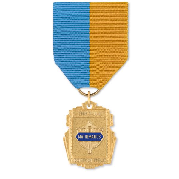 "No. 70-1 Mathematics Medal - Custom Medal | Award Emblem"