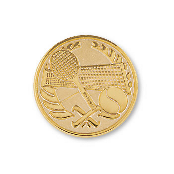 No. 725 Tennis Ball with Racket & Net Pin