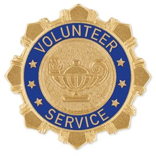 No. 824 Volunteer Service Pin