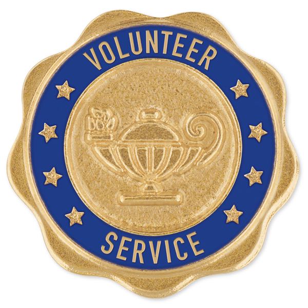No. 862 Volunteer Service Pin