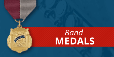 Band Awards, Pins & Medals - Customized For Your School