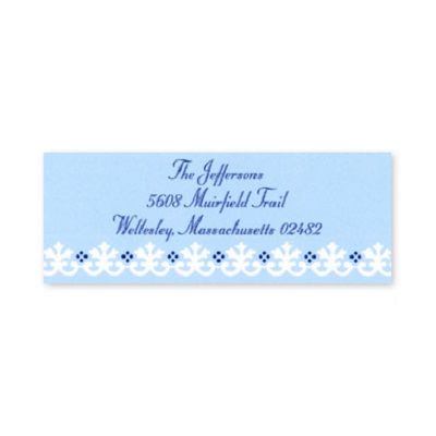 boatman geller border light blue address labels