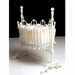 classic iron cradle by corsican - iron cribs