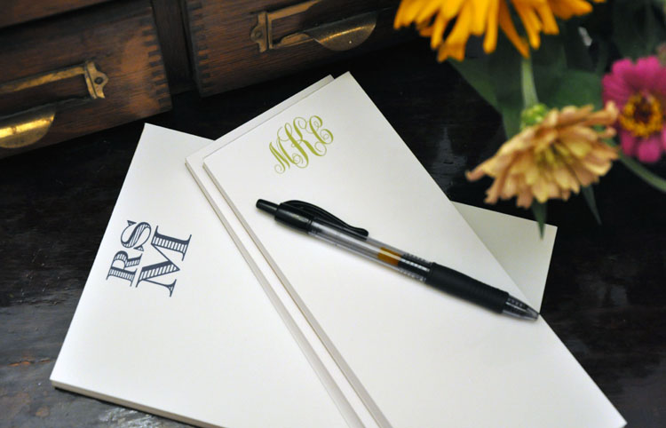 executive notepads a la carte by haute papier featured at babybox.com