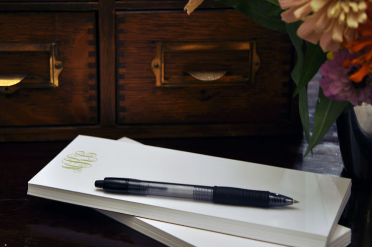 executive notepads a la carte by haute papier featured at babybox.com