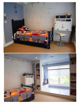 first mate sailor room - custom nursery and room design