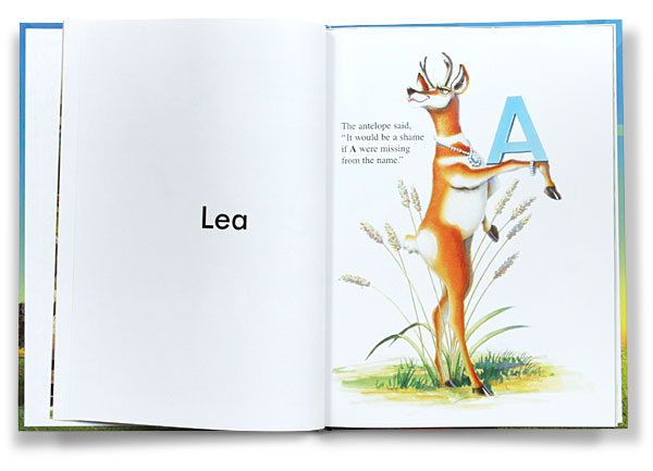 personalized child's book - my very own name featured at babybox.com