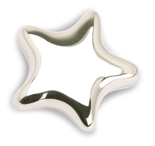 sterling silver star tooth and curl box