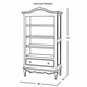 art for kids AFK tall french bookcase