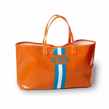 wellie market tote racing stripe featured at babybox.com