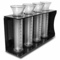 Black Standard Flow Free-Pourer with Screen