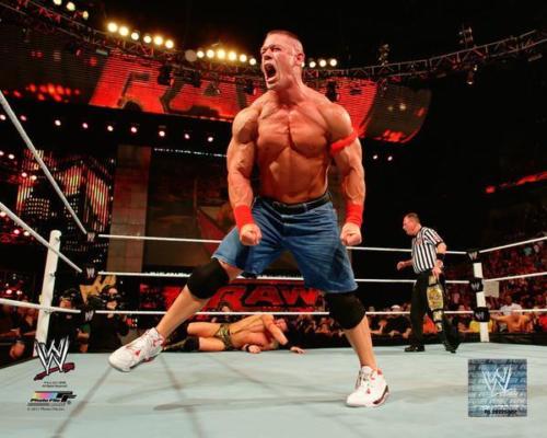 JOHN CENA RAW Action WWE WWF Wrestling 8X10 PHOTO UNSIGNED