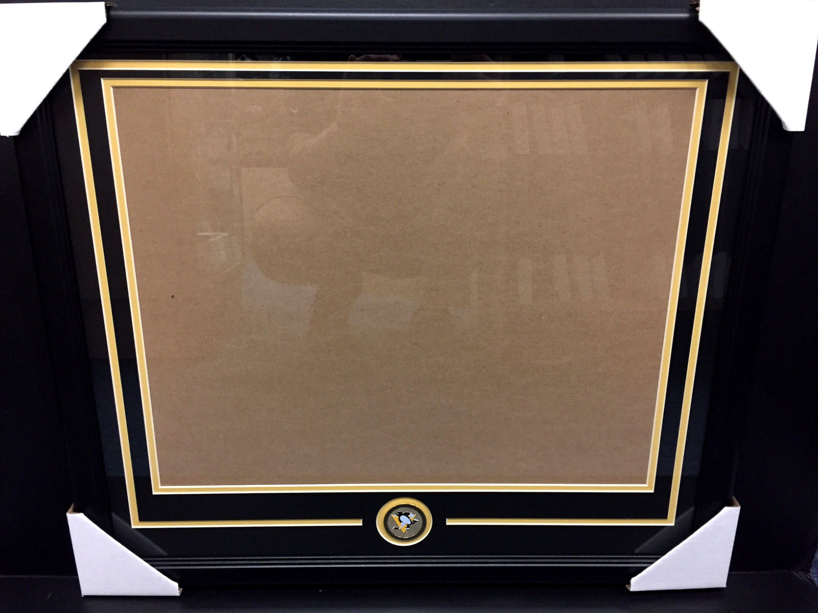 PITTSBURGH PENGUINS Medallion Frame Kit 16x20 Photo Double Mat Horizontal