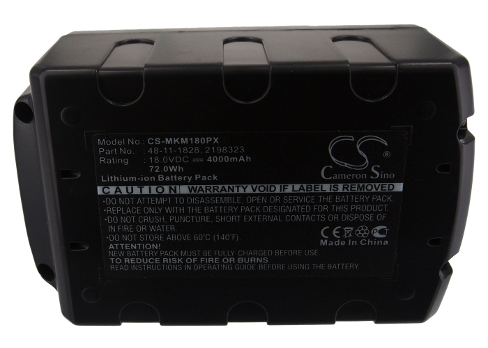 Berner 175187, BBP 18 Power Tool Battery For BACAG, BACCG, BACDE ...