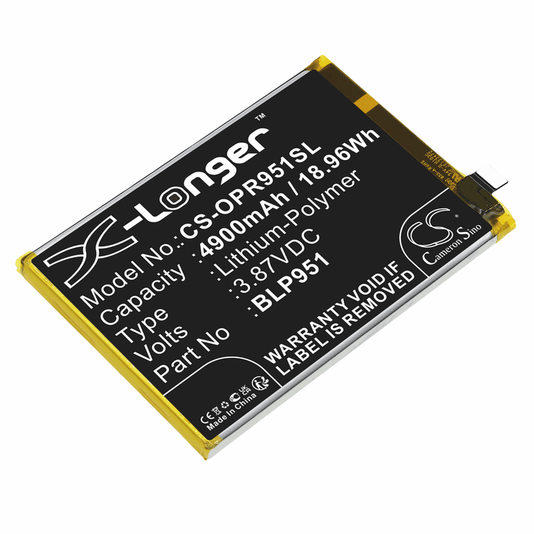 OPPO BLP951 Mobile, Smartphone Battery For Realme 10 Pro+, RMX3686, RMX3687