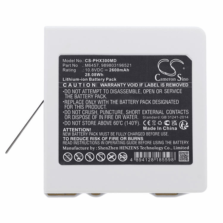 Philips 989803196521, M6457 Medical Equipment Battery For 867030 ...