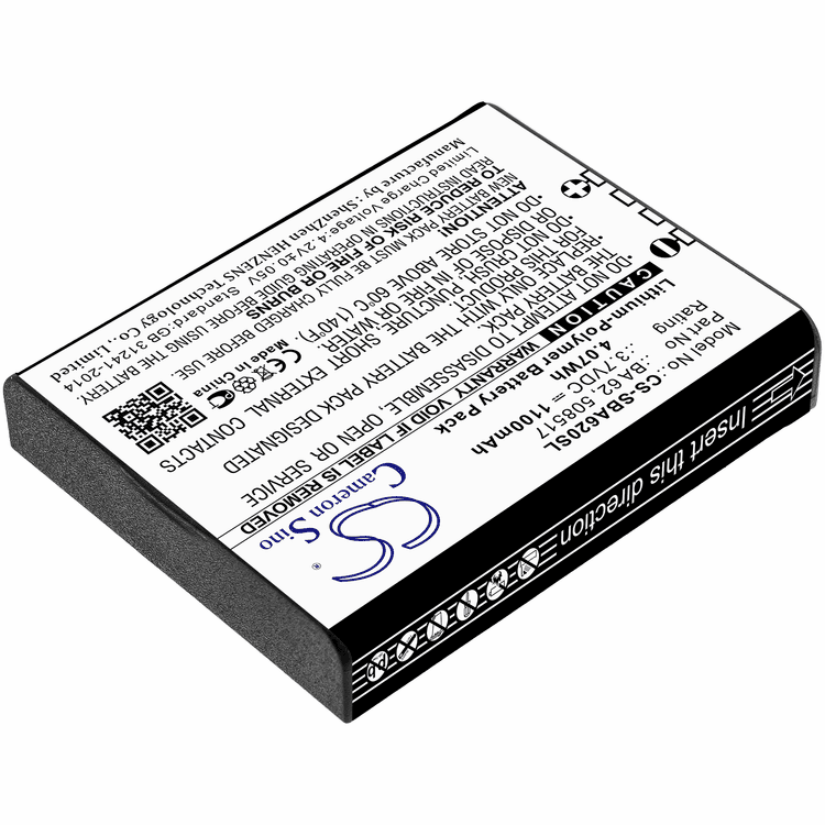 Sennheiser 508517, BA 62 Wireless Headset Battery For L 6000, LM 6062 ...