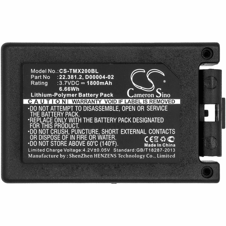 Teleradio 22.381.2, D00004-02, M245060 Crane Remote Control Battery For ...
