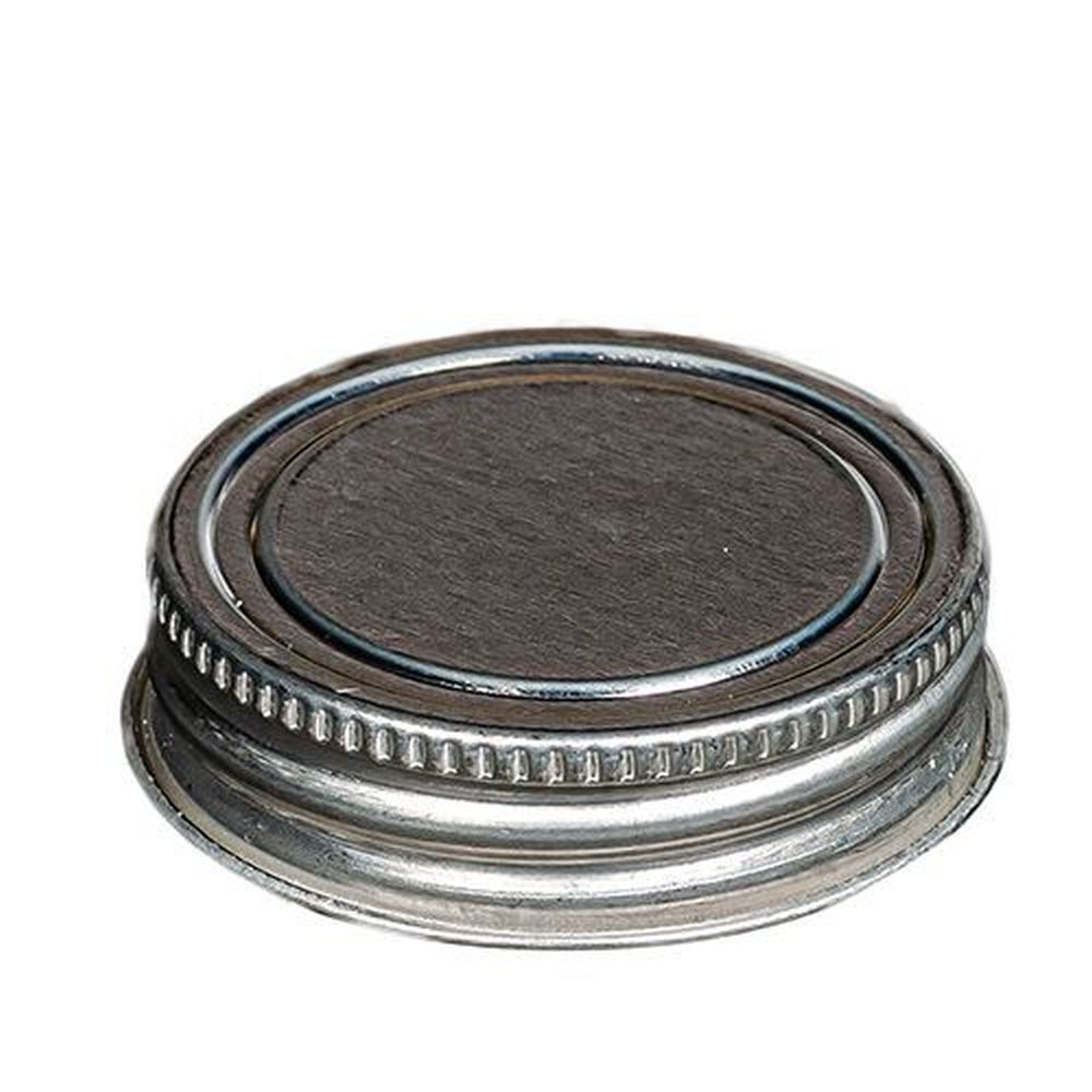 8oz Round Steel Tin Cans Screw Top 10 Pack