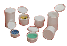 1/4 oz Hinged Lid Containers,1800 Case Pack