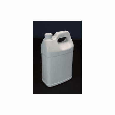1 Gallon F Style Polyethylene Bottles White Color - 2 Pack