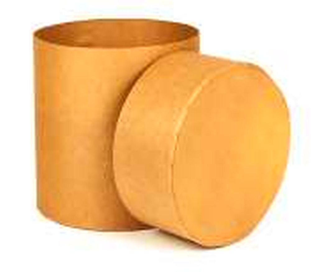 10 Gallon Round All-Fiber Corrugated Cardboard Drums With Corrugated ...