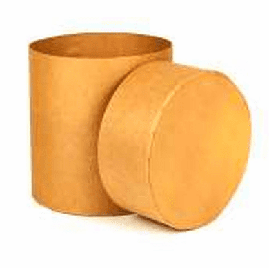 10 Gallon Round All-Fiber Corrugated Cardboard Drums With Corrugated ...