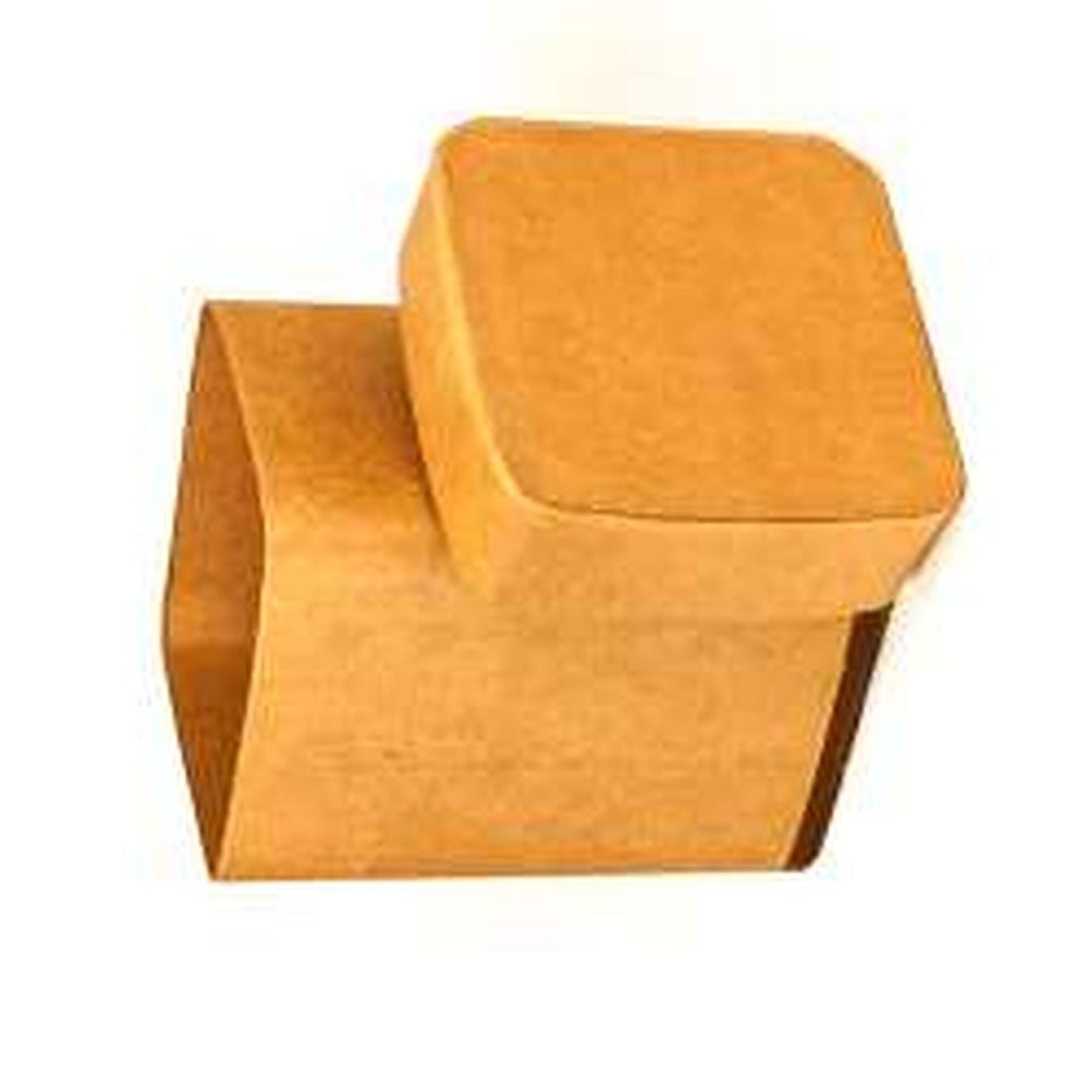 10 Gallon Square All-Fiber Corrugated Cardboard Drum With Corrugated ...