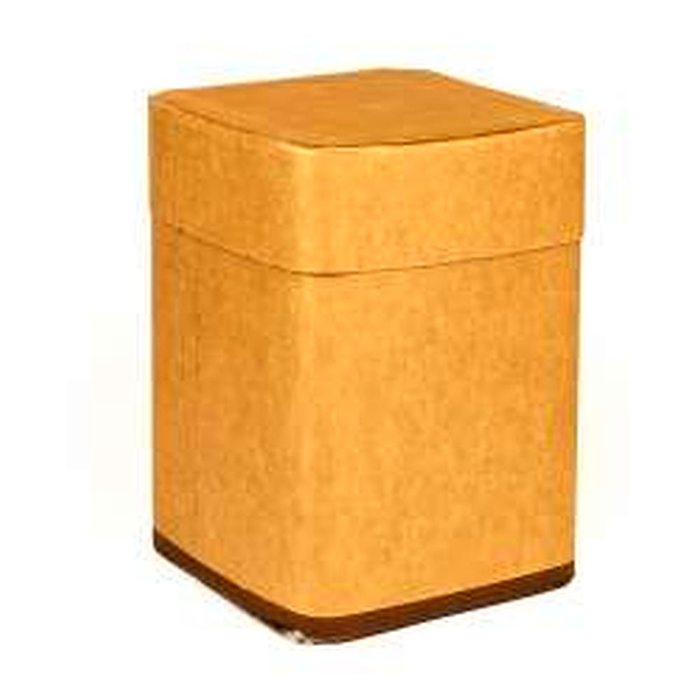 10 Gallon Square All-Fiber Corrugated Cardboard Drum With Corrugated ...