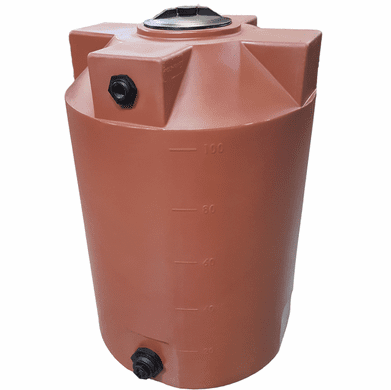 125 Gallon Plastic Water Storage Tank | Long-Term Water Storage | 30 ...