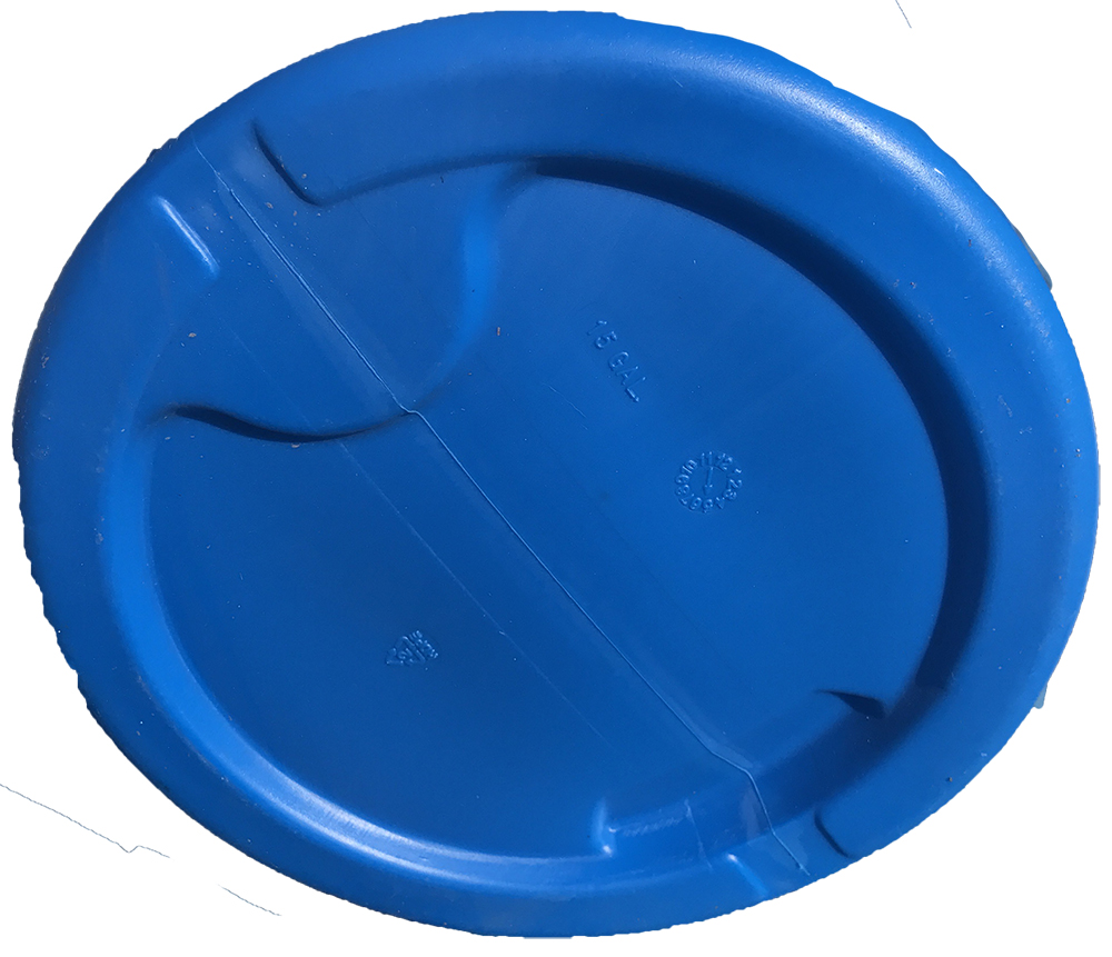 15 Gallon Plastic Blue Barrel 2x2 Inch Bung Caps | FDA Material