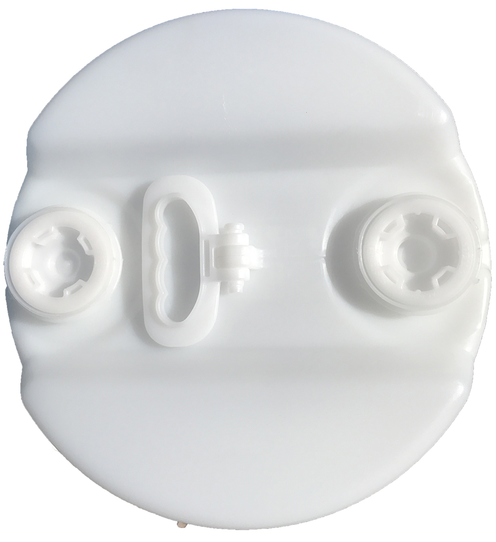 15 Gallon Plastic Natural Barrel 2x2 Inch Bung Caps