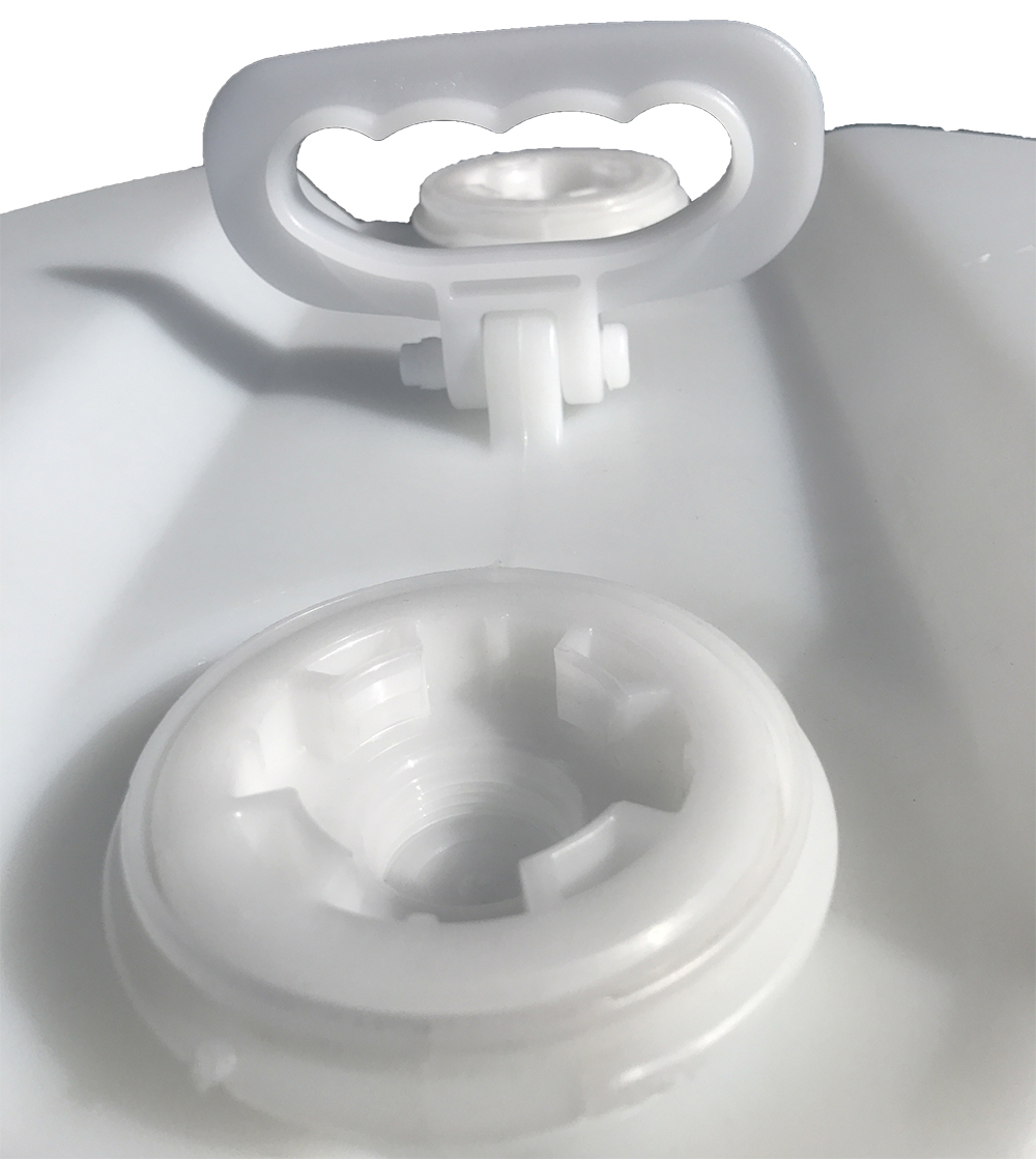 15 Gallon Plastic Natural Barrel 2x2 Inch Bung Caps