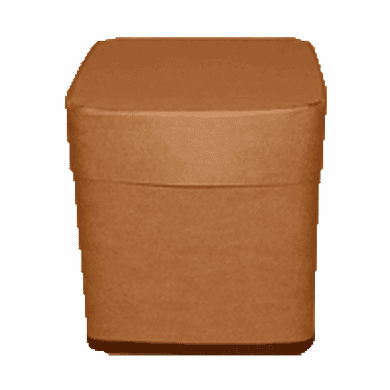 15 Gallon Square All-Fiber Corrugated Cardboard Drum With Corrugated ...