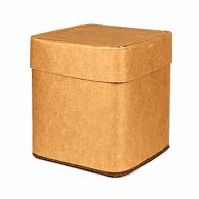 15 Gallon Square All-Fiber Corrugated Cardboard Drum With Corrugated ...