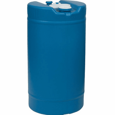 15 Gallon New Water Storage Barrel, 1-2 inch & 1 3/4 inch caps