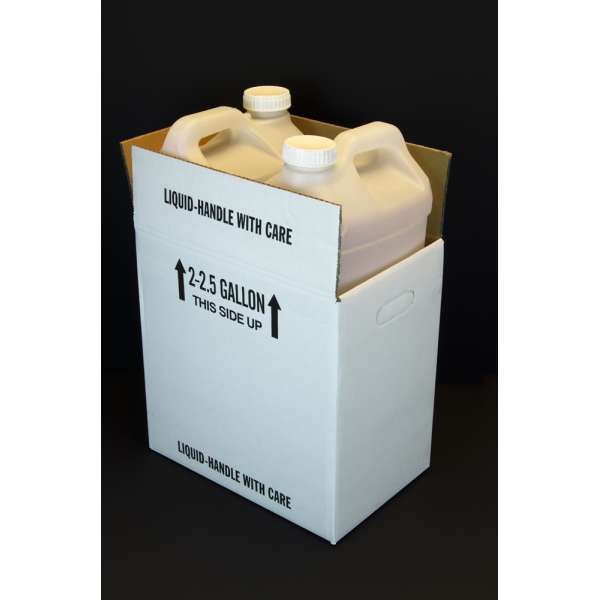 2 5 Gallon F Style Polyethylene Bottles with Shipping Boxes,2 Pack