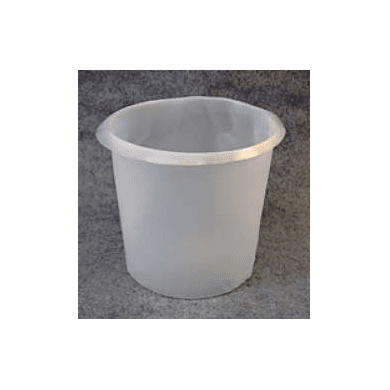 2 Gal Plastic Bucket Liner, Tapered, HDPE -10 mil, 100 Pk
