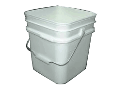 2 Gallon IPL Industrial Series Square Pails, 760 Case Pack
