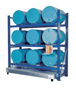 2 x 2-drum horizontal 54 x 36 x 96 4 Drum Containment Rack Systems