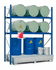 Drum Rack with Spill Containment Sump - 6 Drum Horizontal - 6 Drum ...
