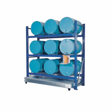 2 x 3-drum horizontal 96 x 36 x 96 6 Drum Containment Rack Systems ...