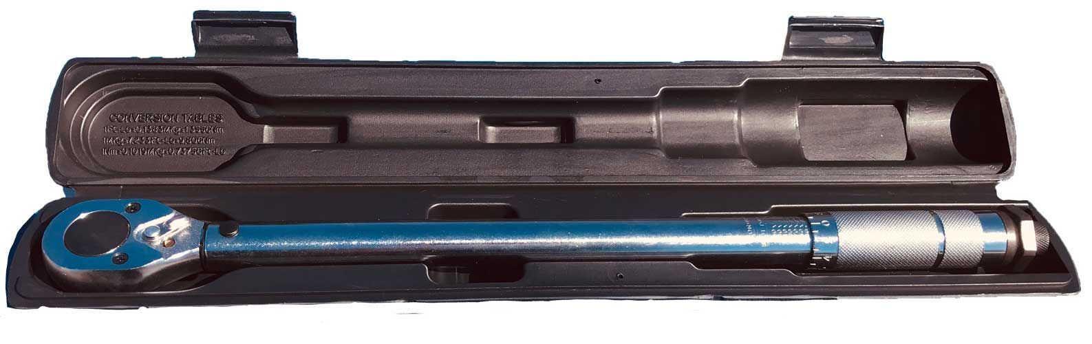 20-150 ft-lb Torque Wrench With Adjustable Dial Lock 1/2 Inch Drive ...