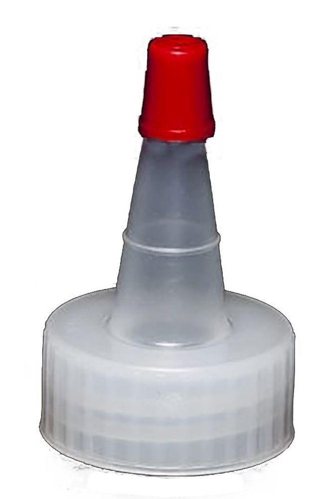 24-400 Dispensing Caps,Yorker Spout, Red Top,Size 28-400,1,000 Pack